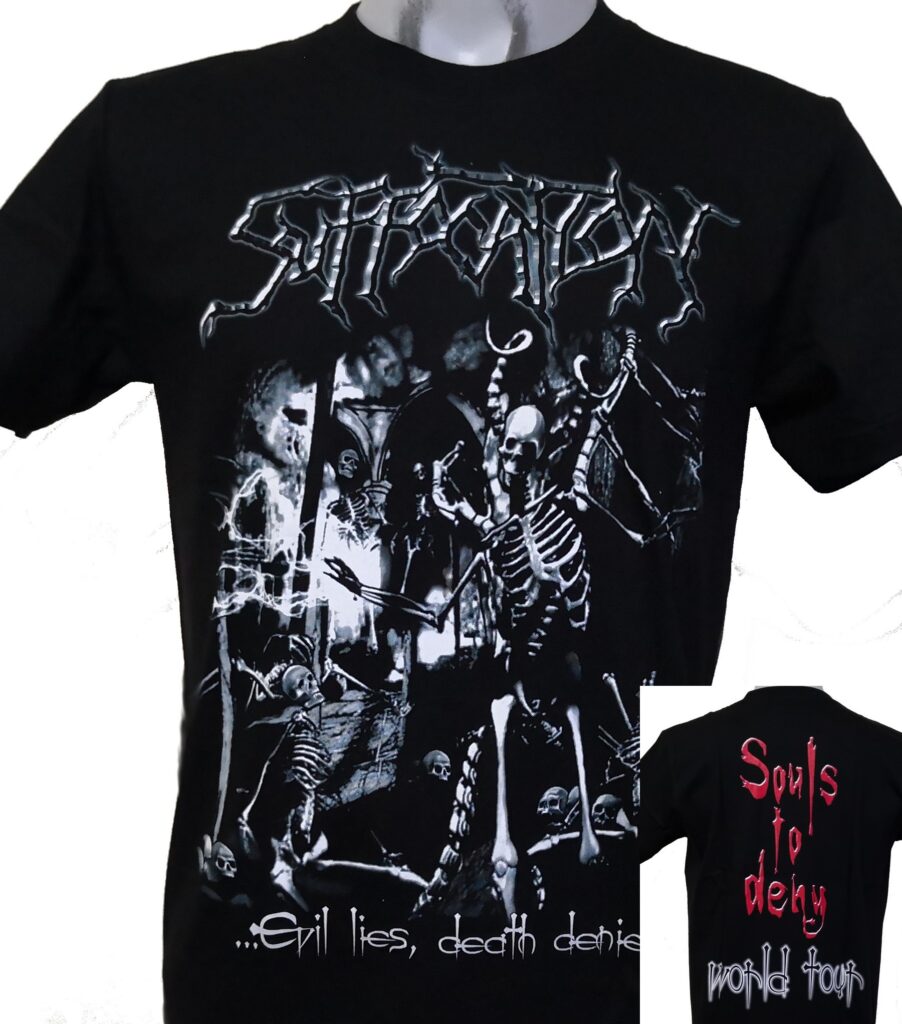 Suffocation t-shirt …Evil Lies, Death Denied size M