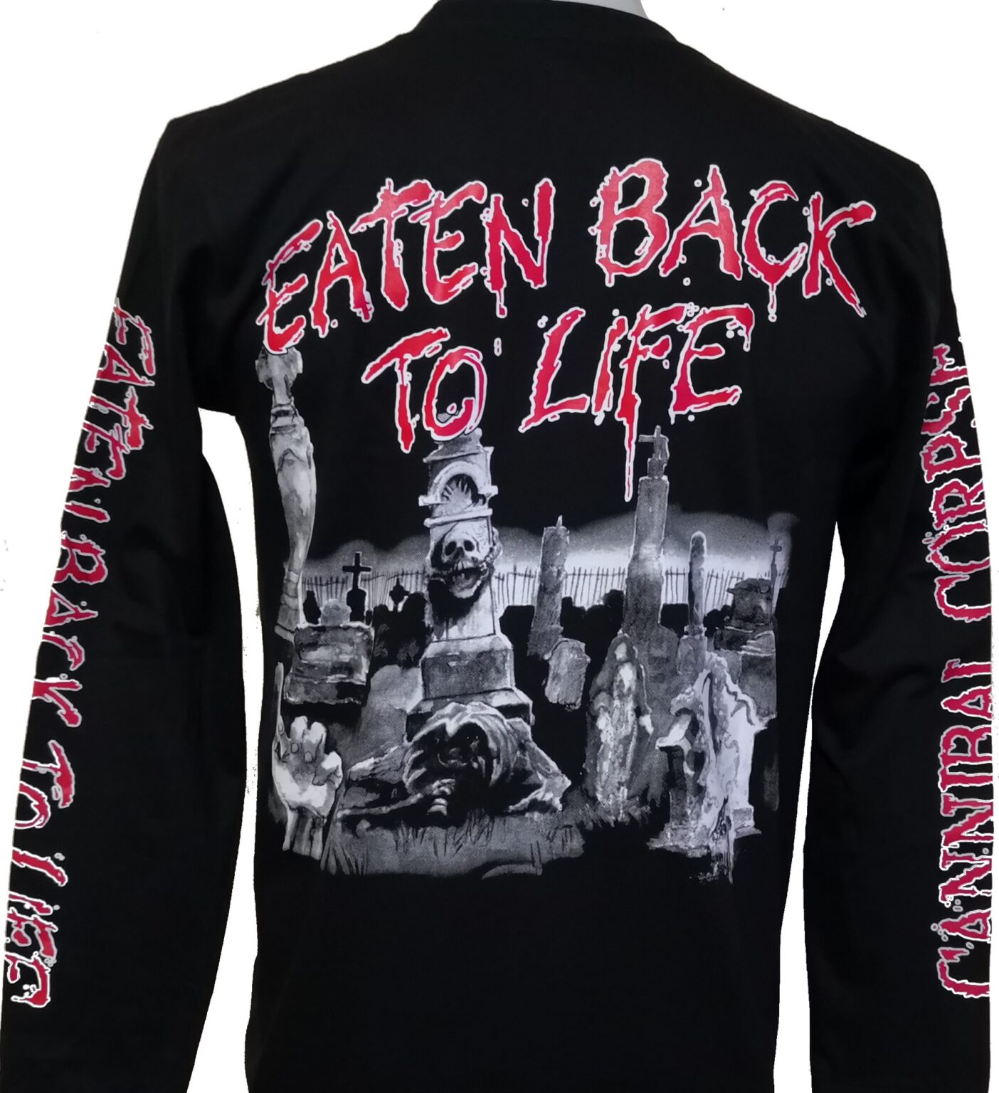 Cannibal Corpse long-sleeved t-shirt Eaten Back To Life size XL