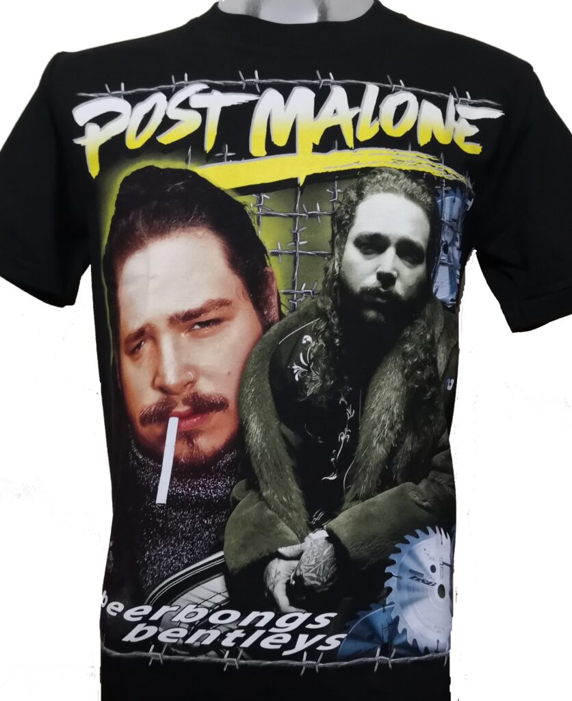 Post Malone t-shirt Beerbongs & Bentleys size S