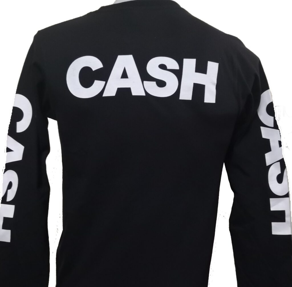 Johnny Cash long-sleeved t-shirt size S