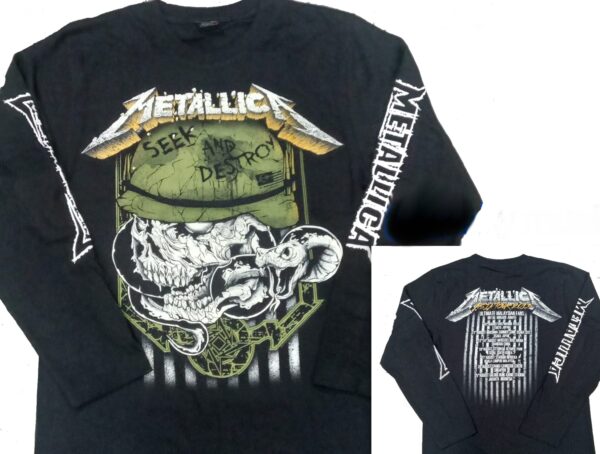 Metallica long-sleeved t-shirt Seek and Destroy size S