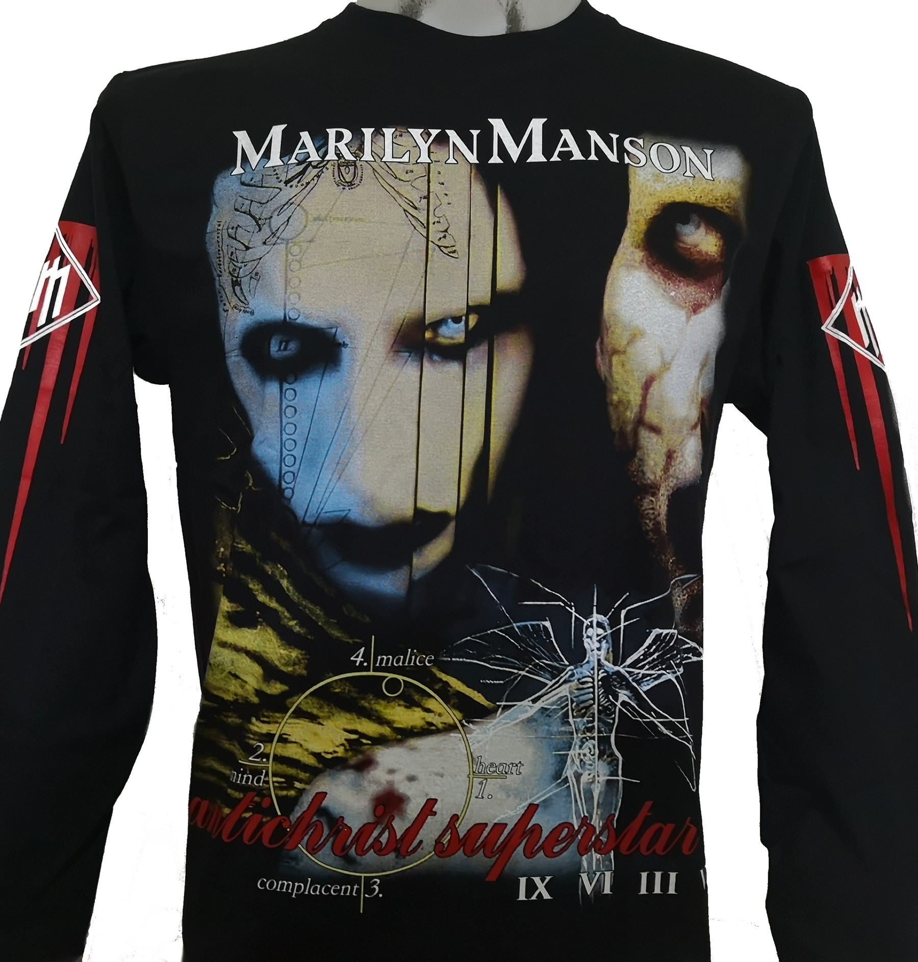 Marilyn Manson long-sleeved t-shirt Antichrist Superstar size L